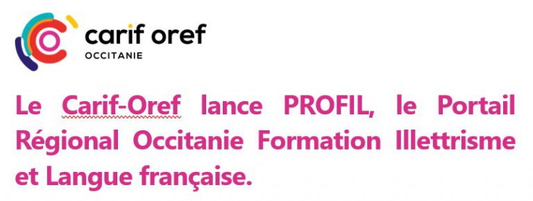 Le Carif Oref lance « Profil » – CRIA 34